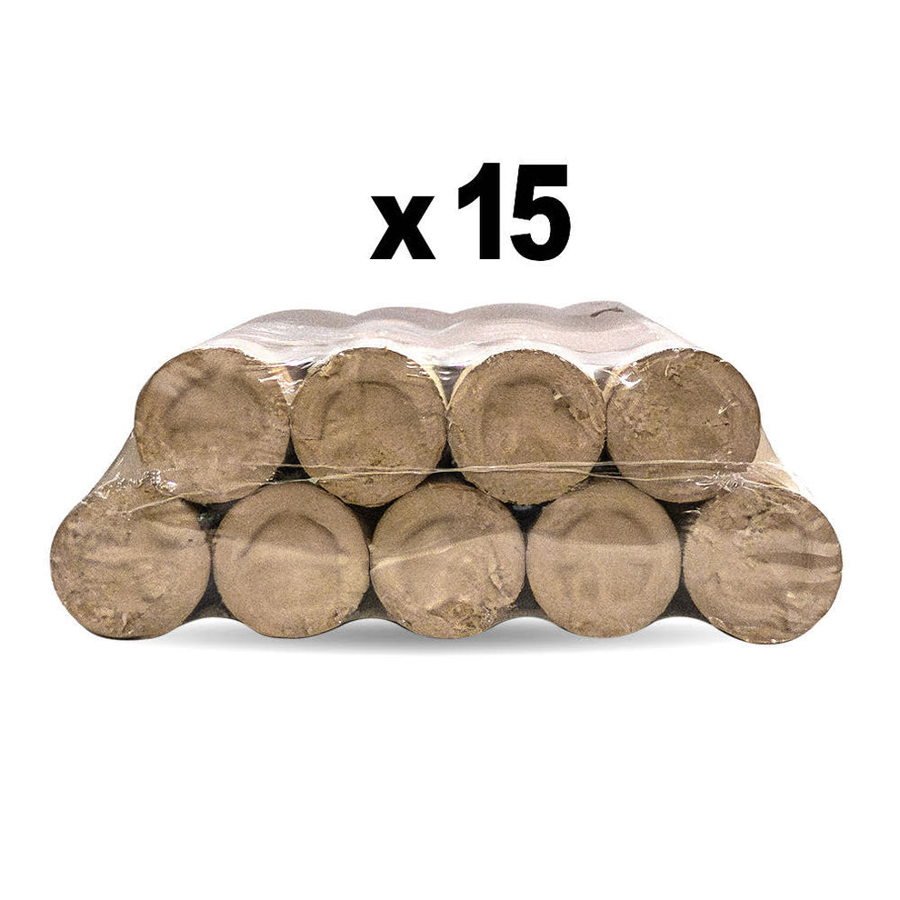 Briquetas de Madera 15 Paquetes x 10kg – Leña Store